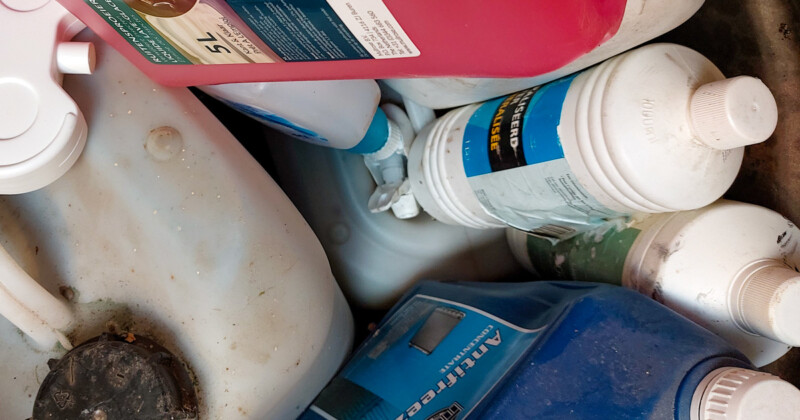 Inzameling klein chemisch afval een week later - RAD